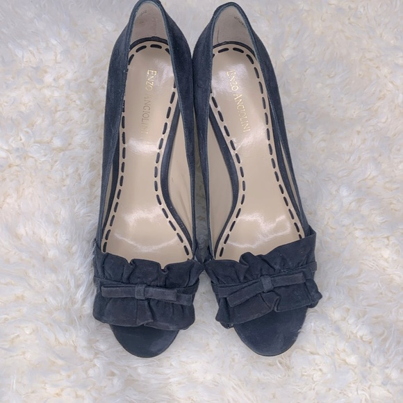 Enzo Angiolini | Shoes | Enzo Angiolini Eamielee Grey Suede Leather ...